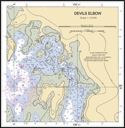 Devils Elbow Map by National Oceanographic & Atmospheric Administration ...