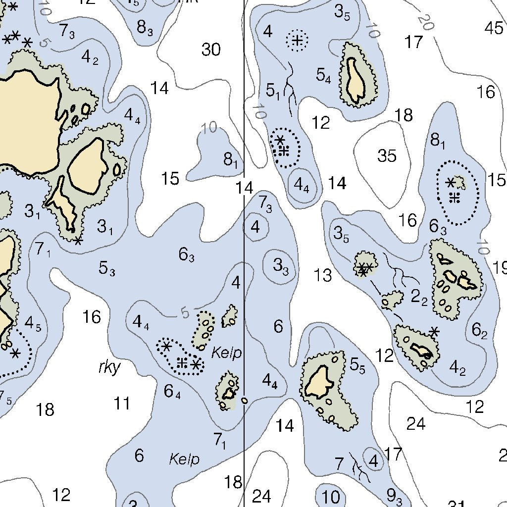 Sumner Strait Southern Part Map by National Oceanographic & Atmospheric ...