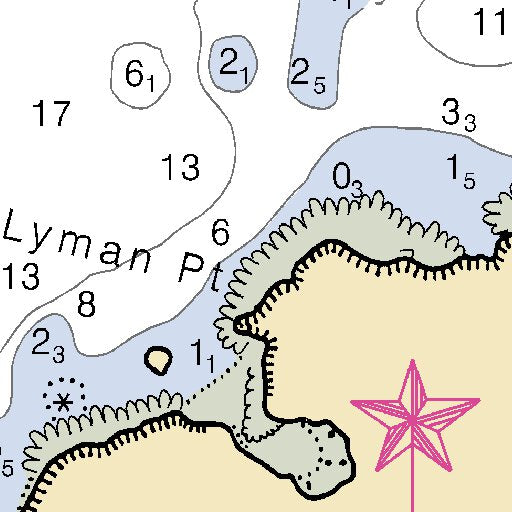 Lyman Anchorage Map by National Oceanographic & Atmospheric ...