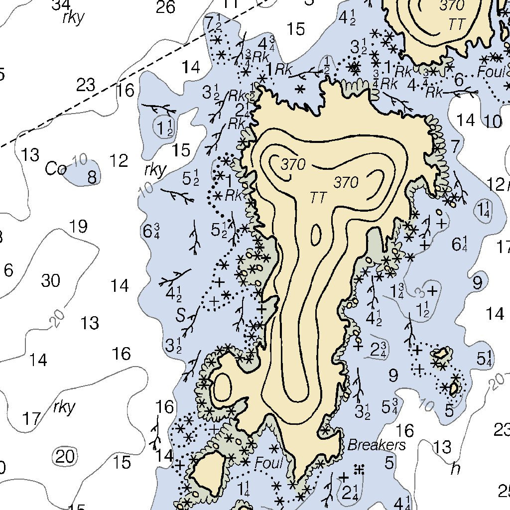 Southern Entrances To Sumner Strait Map by National Oceanographic ...