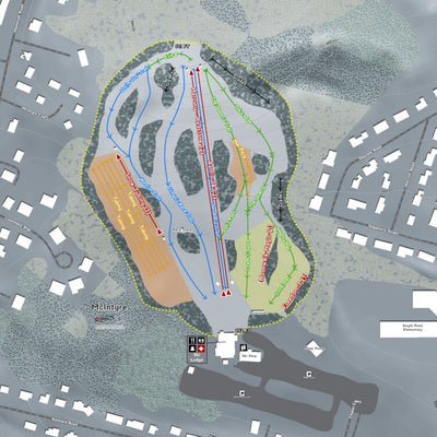 McIntyre Ski Resort Map by Mapsynergy | Avenza Maps