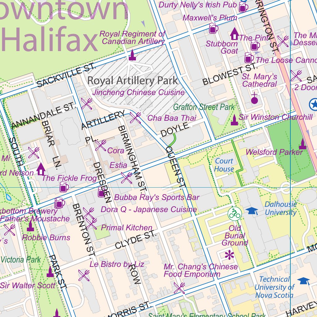 Halifax 1:9,000 - ITMB Map by ITMB Publishing Ltd. | Avenza Maps