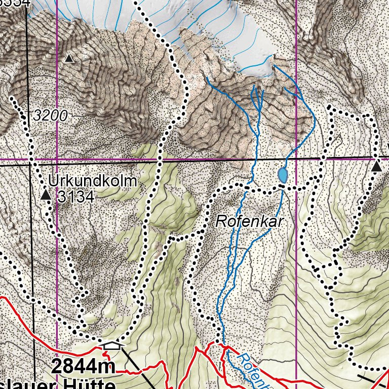 Sommerkarte Wildspitze 2023 1:25.000 Map by Bildkartographie | Avenza Maps