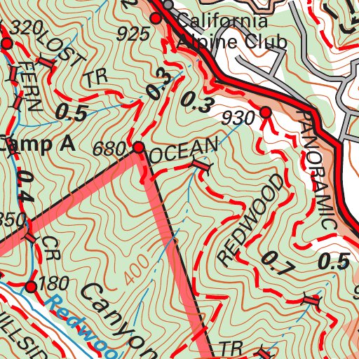Muir Woods Map by Tom Harrison Maps | Avenza Maps