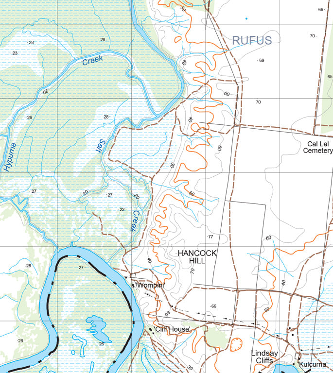 Riverland and Murray Mallee Map 246D by Mapland - Department for ...