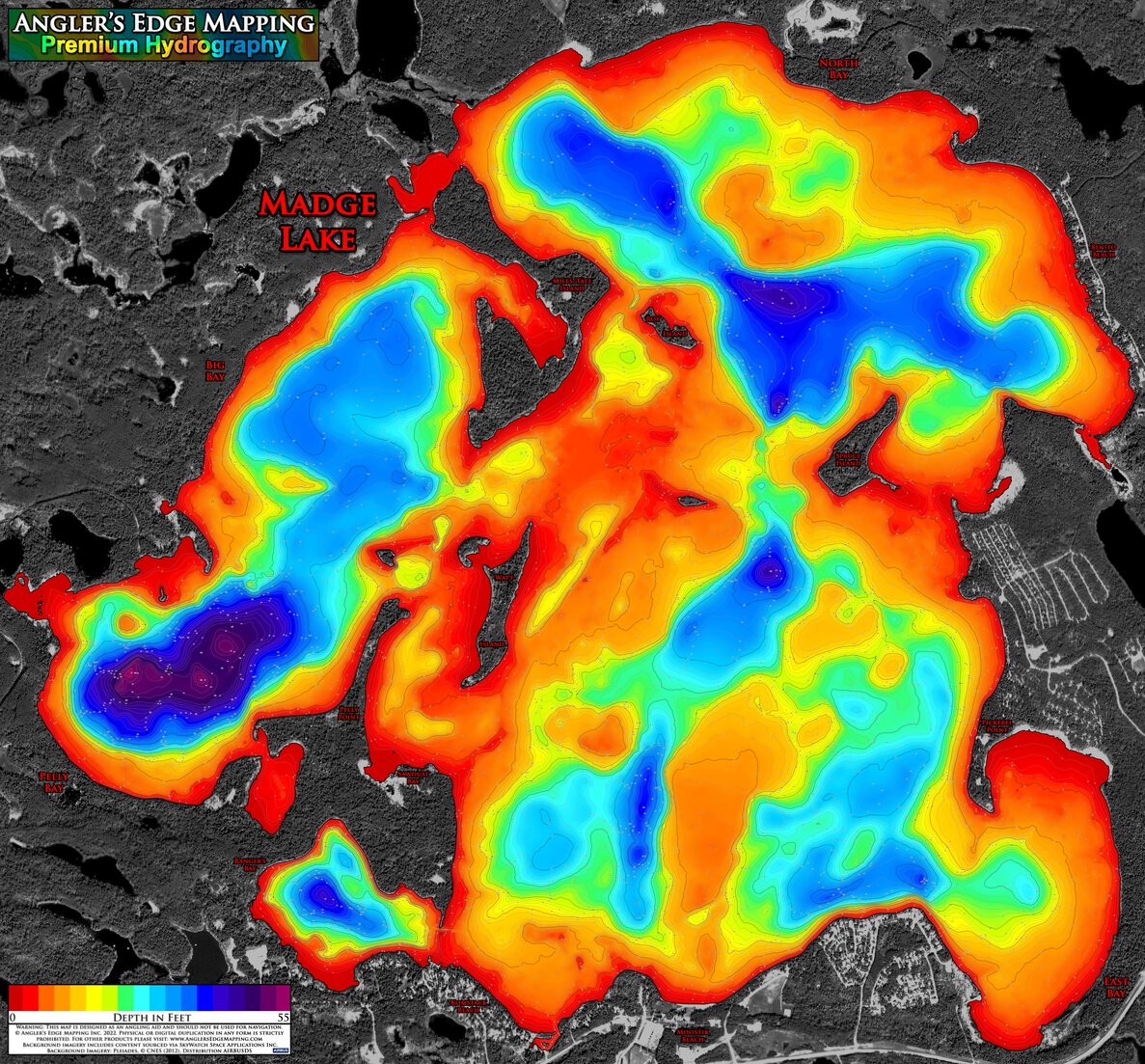 AEM Madge Lake Map by Angler's Edge Mapping | Avenza Maps