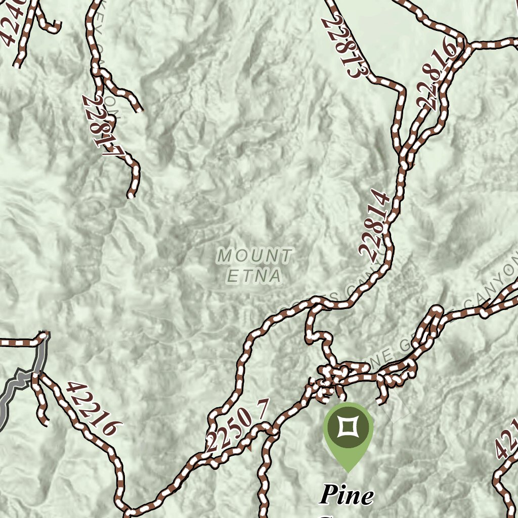 USFS Bridgeport Ranger District OHV Trails Map by Nevada Department of ...