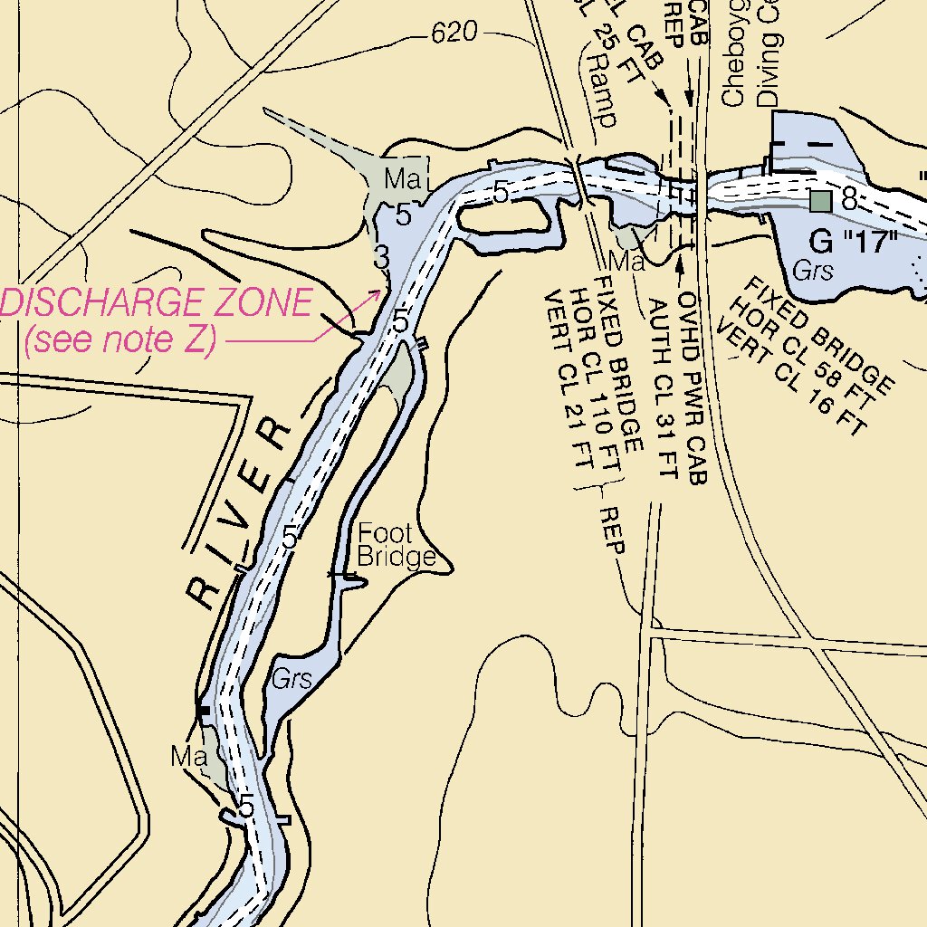 Inland Route (4) Map by National Oceanographic & Atmospheric ...