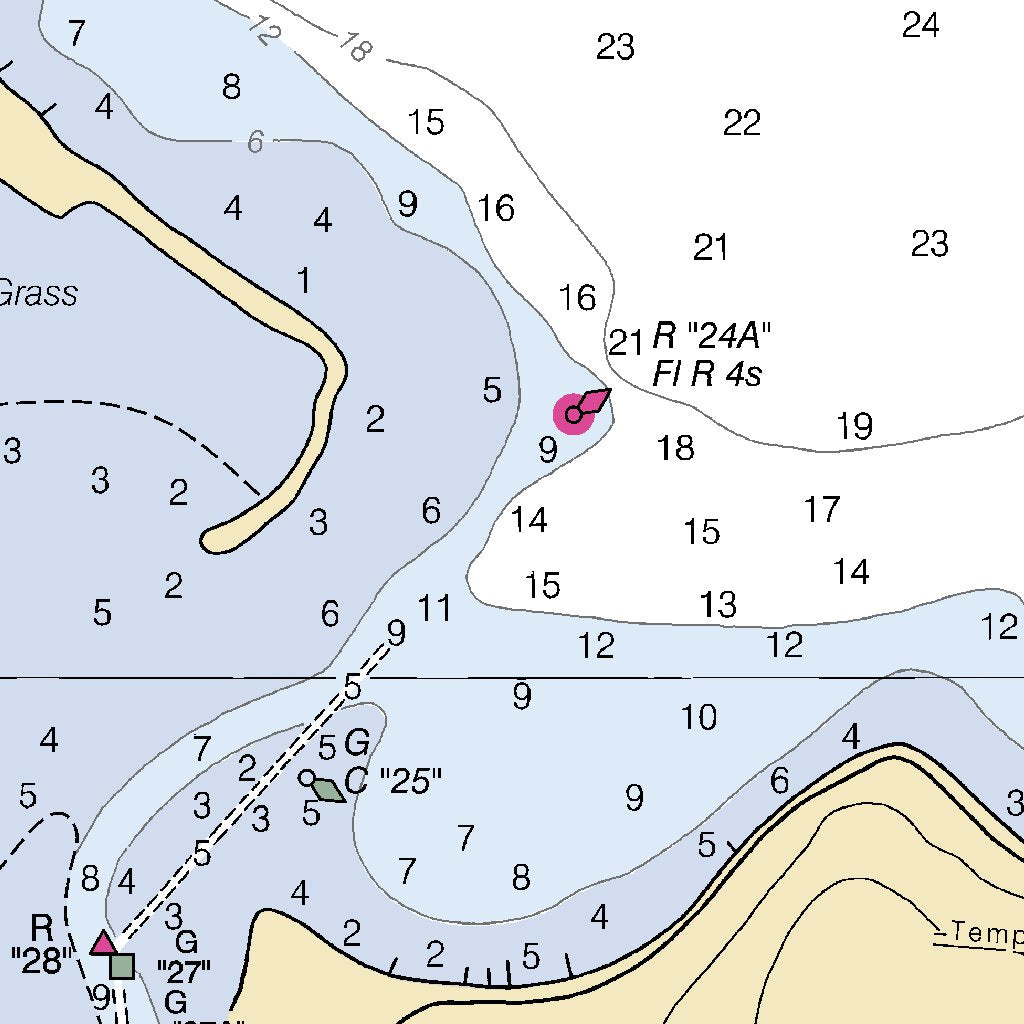 Inland Route (7) Map by National Oceanographic & Atmospheric ...