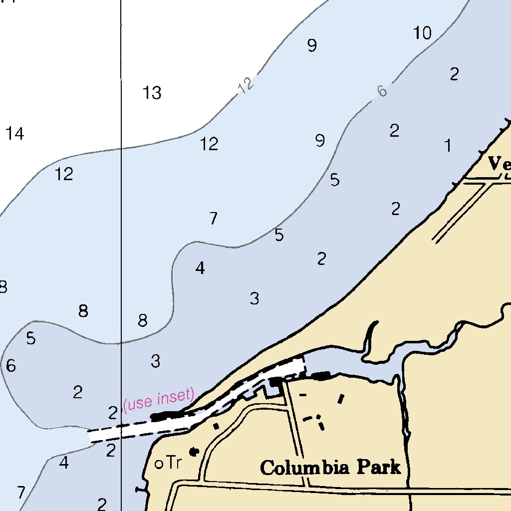 Lake Winnebago And Fox Riv Pg 10 Map by National Oceanographic ...