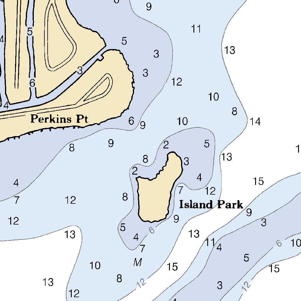 Lake Winnebago And Fox Riv Pg 18 Map by National Oceanographic ...
