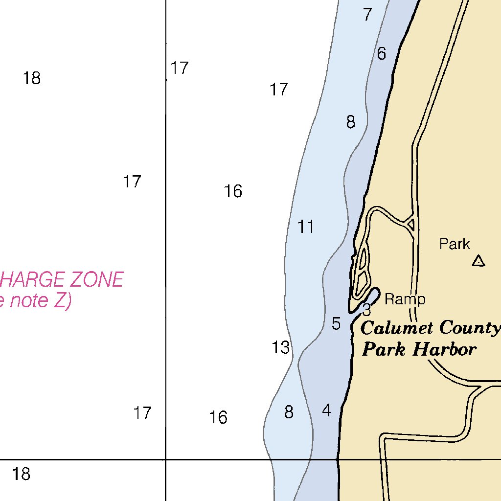 Lake Winnebago And Fox Riv Pg 19 Map by National Oceanographic ...