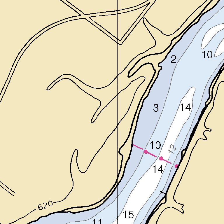 Lake Winnebago And Fox Riv Pg 30 Right Map by National Oceanographic ...