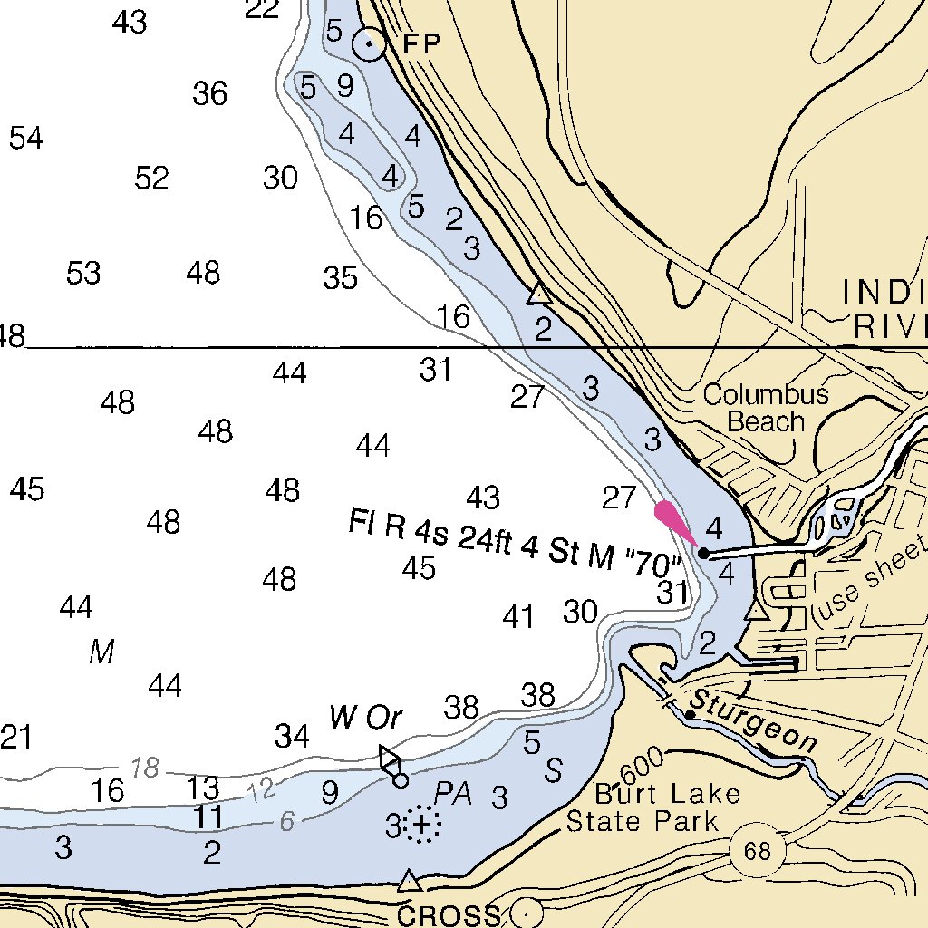 Inland Route (9) Map by National Oceanographic & Atmospheric ...