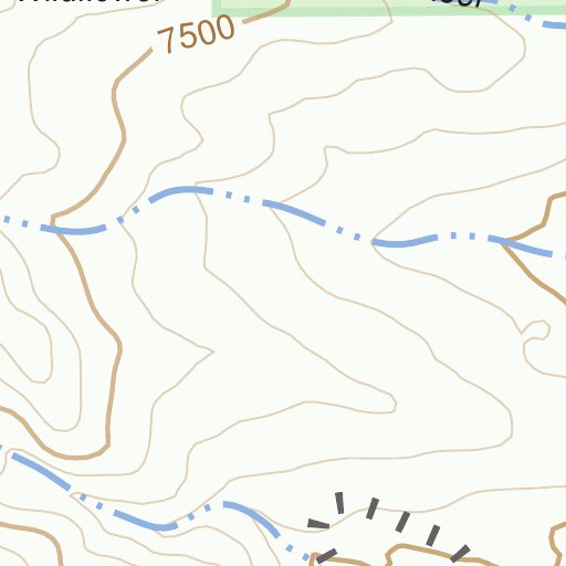 Trail Map# 10, Blodgett Open Space, Rampart Range Area in the Pikes ...