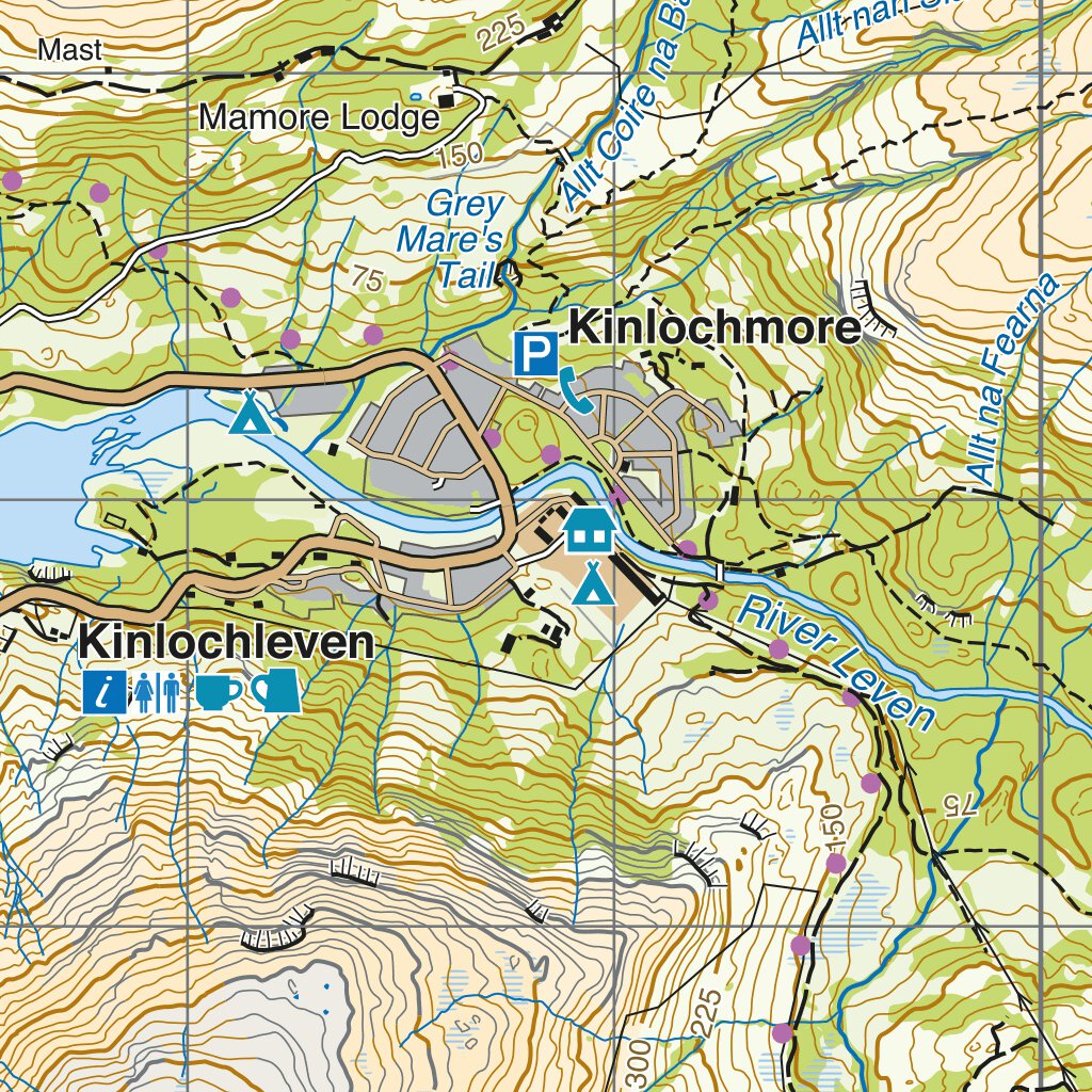 Ben Nevis & Glen Coe Map by Harvey Maps | Avenza Maps