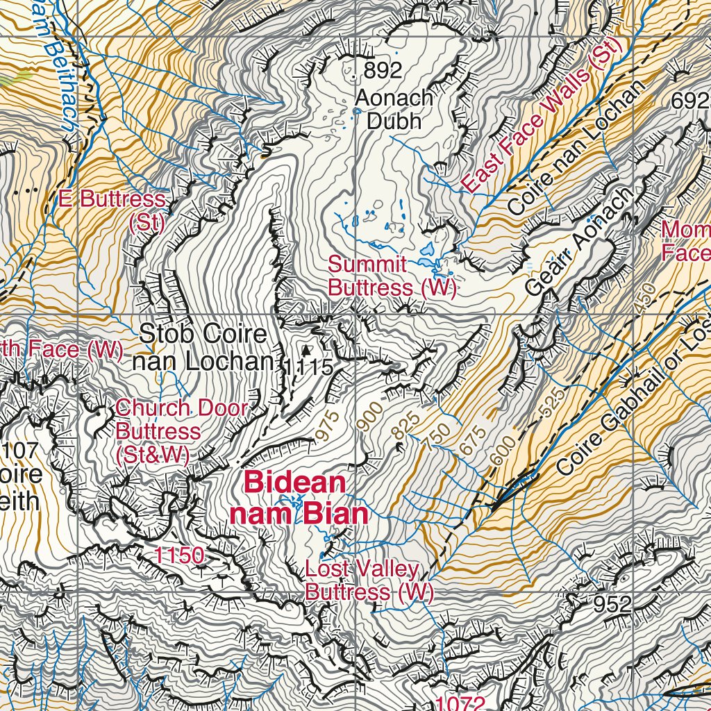 Ben Nevis & Glen Coe Map by Harvey Maps | Avenza Maps