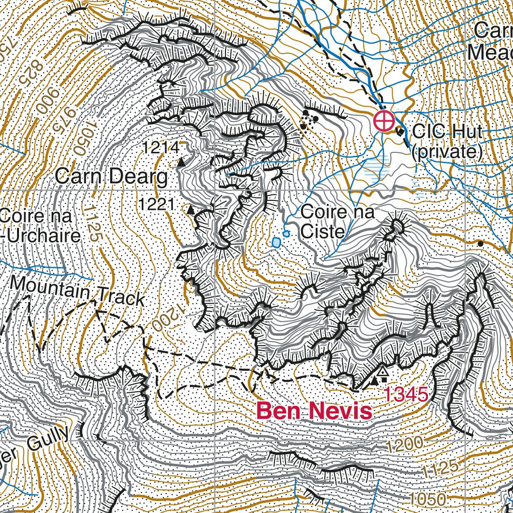 Ben Nevis, Mamores & Grey Corries Map by HARVEY Maps | Avenza Maps