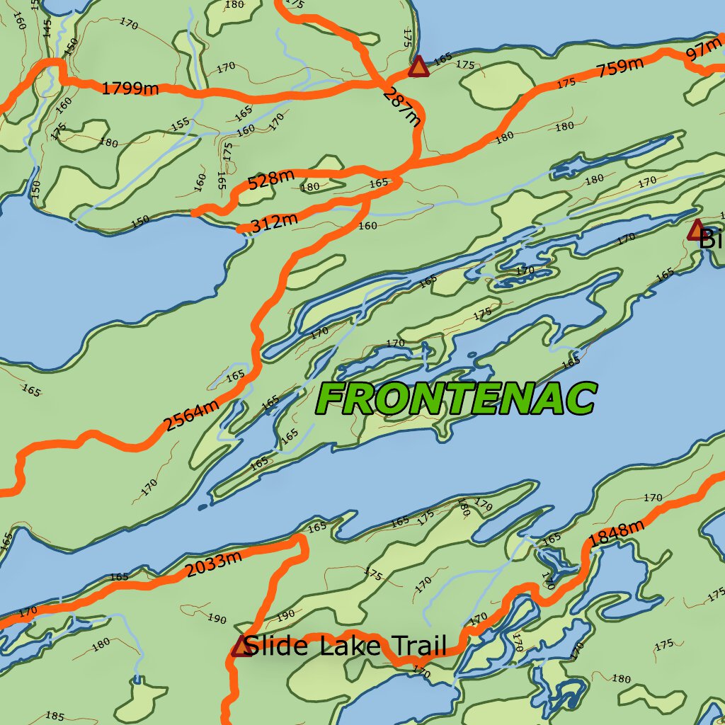 Ontario Provincial Park: Frontenac Map by Xavier Maps | Avenza Maps