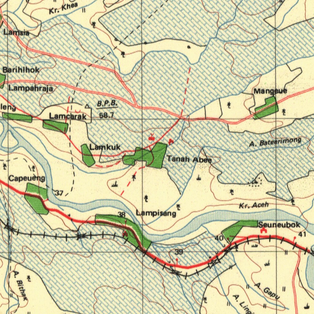 Seulimeum (0421-33) Map by Badan Informasi Geospasial | Avenza Maps