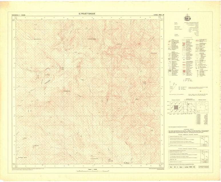 G. Peuet Sague (0520-44) Map by Badan Informasi Geospasial | Avenza Maps