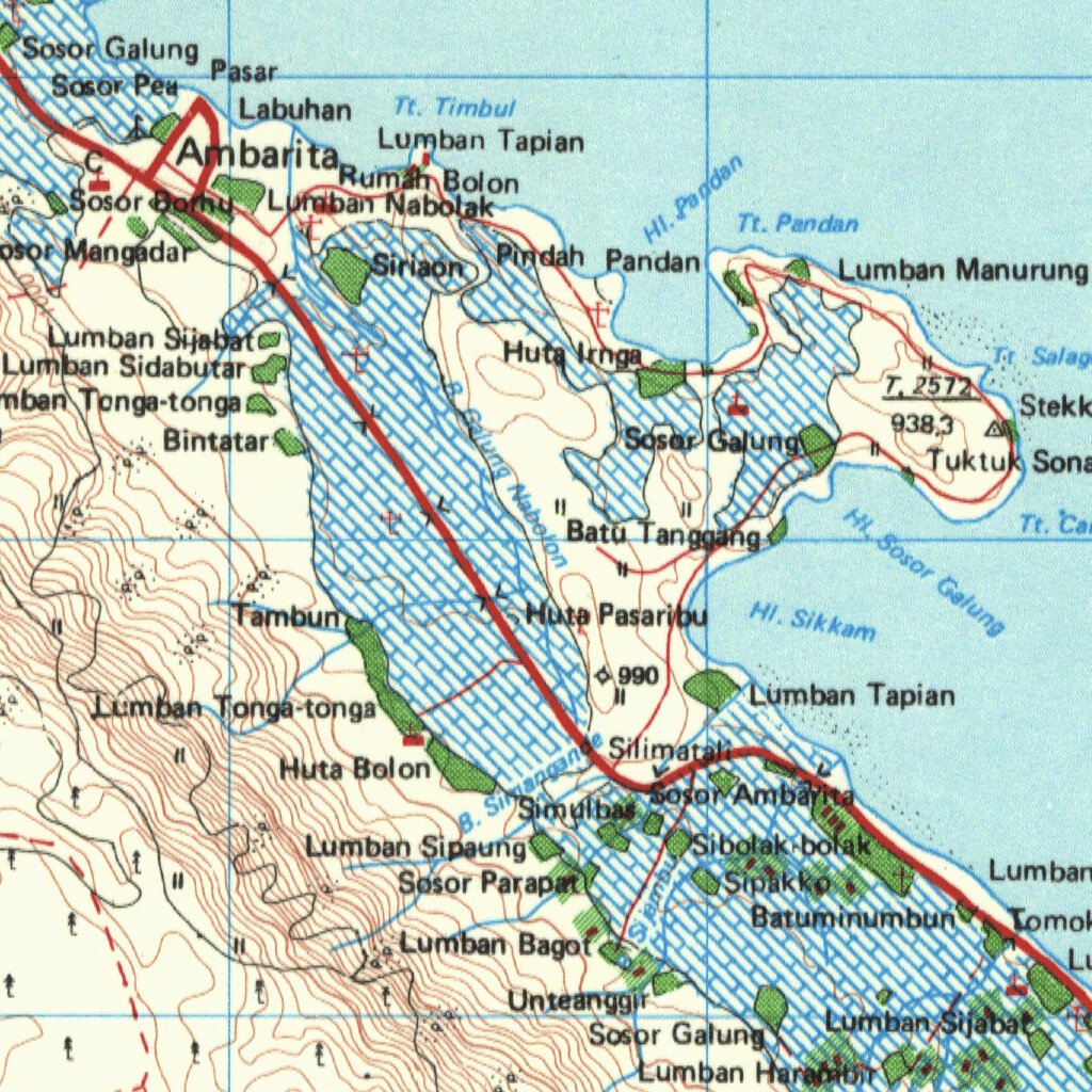 Parapat (0618-62) Map by Badan Informasi Geospasial | Avenza Maps