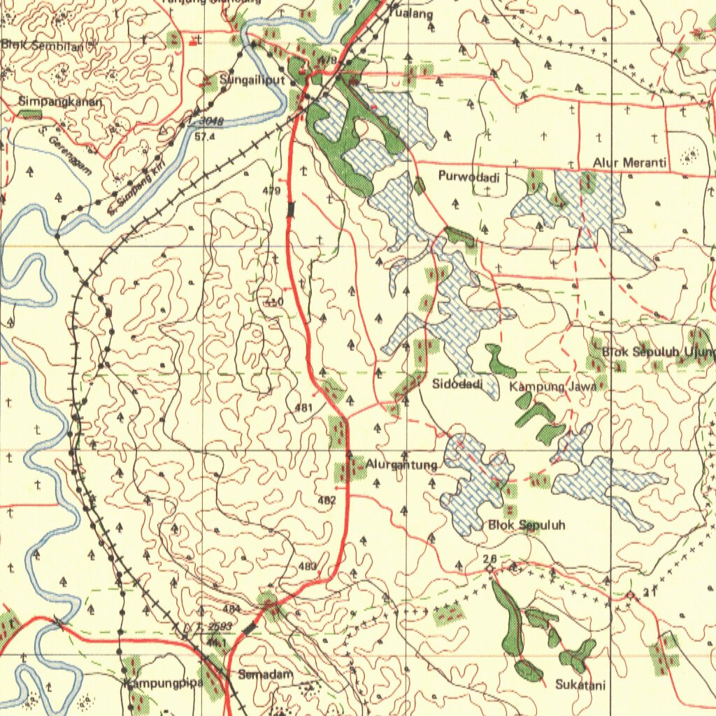 Pangkalan Susu (0620-21) Map by Badan Informasi Geospasial | Avenza Maps