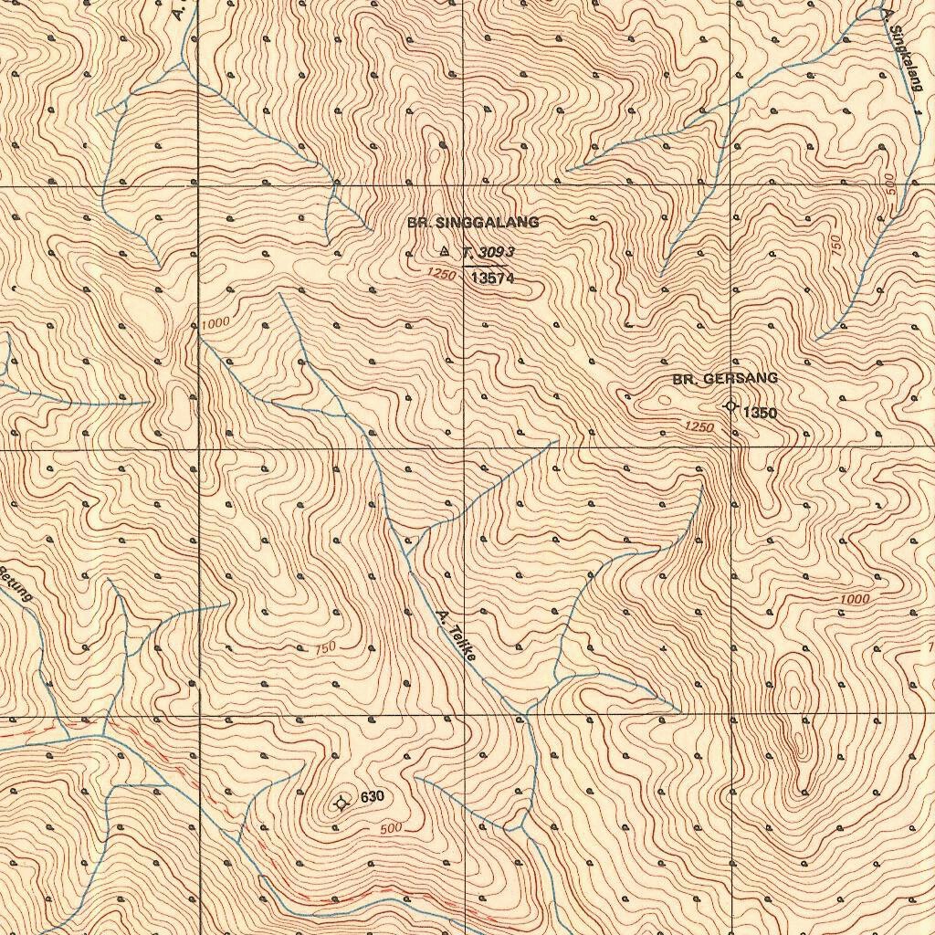 Lokop (0620-13) Map by Badan Informasi Geospasial | Avenza Maps