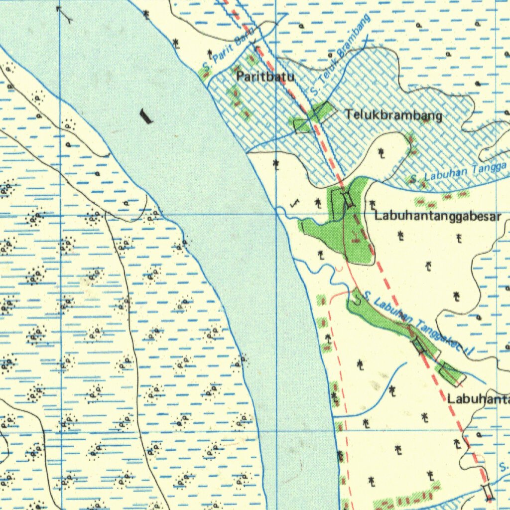 Bagan Siapi-Api (0818-12) Map by Badan Informasi Geospasial | Avenza Maps