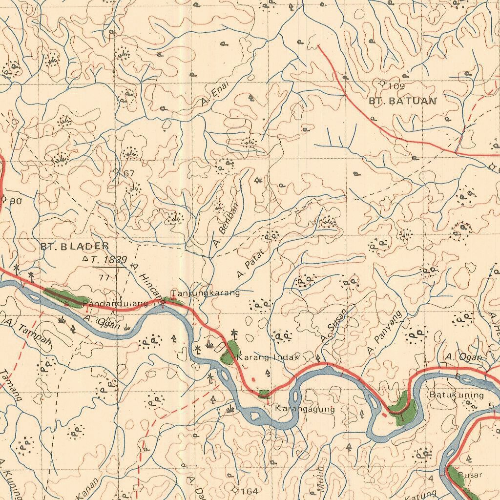 Baturaja (1011-53) Map by Badan Informasi Geospasial | Avenza Maps