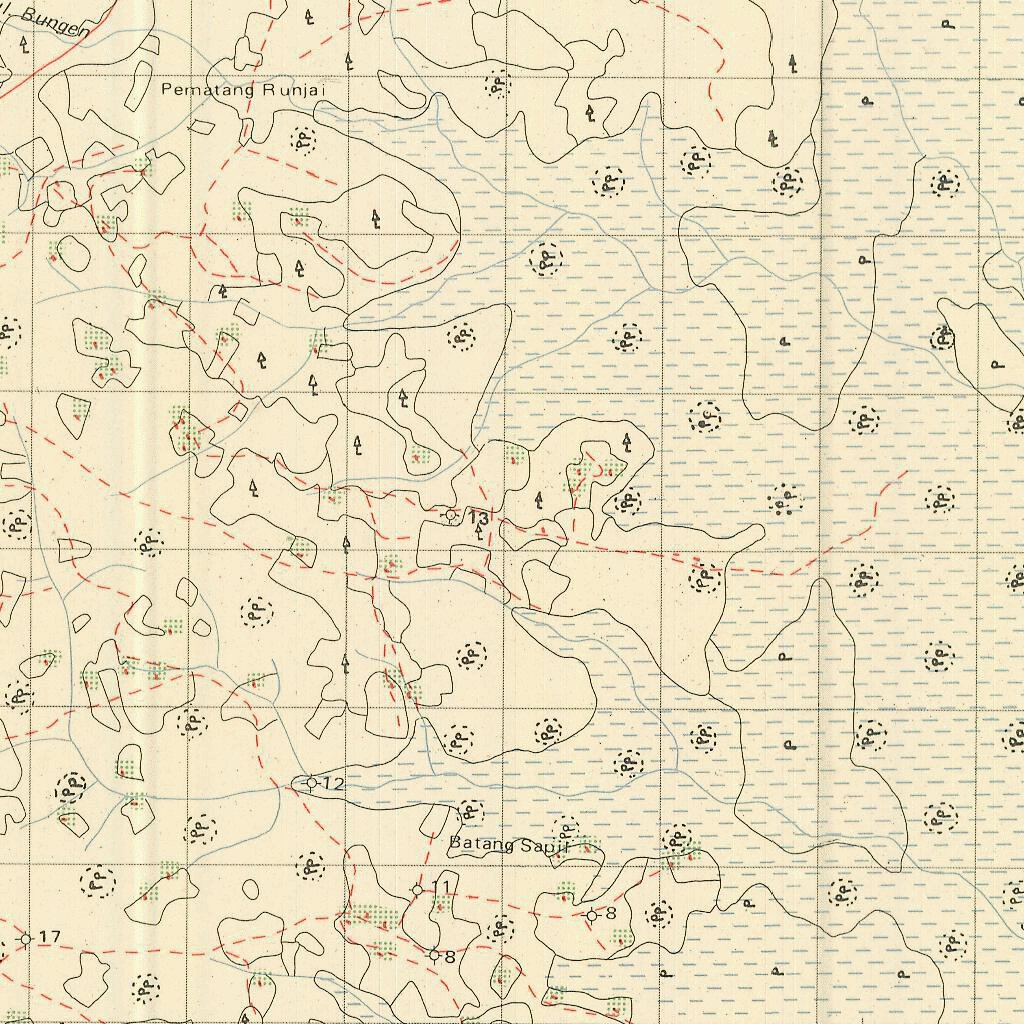Tulung Selapan (1112-44) Map by Badan Informasi Geospasial | Avenza Maps