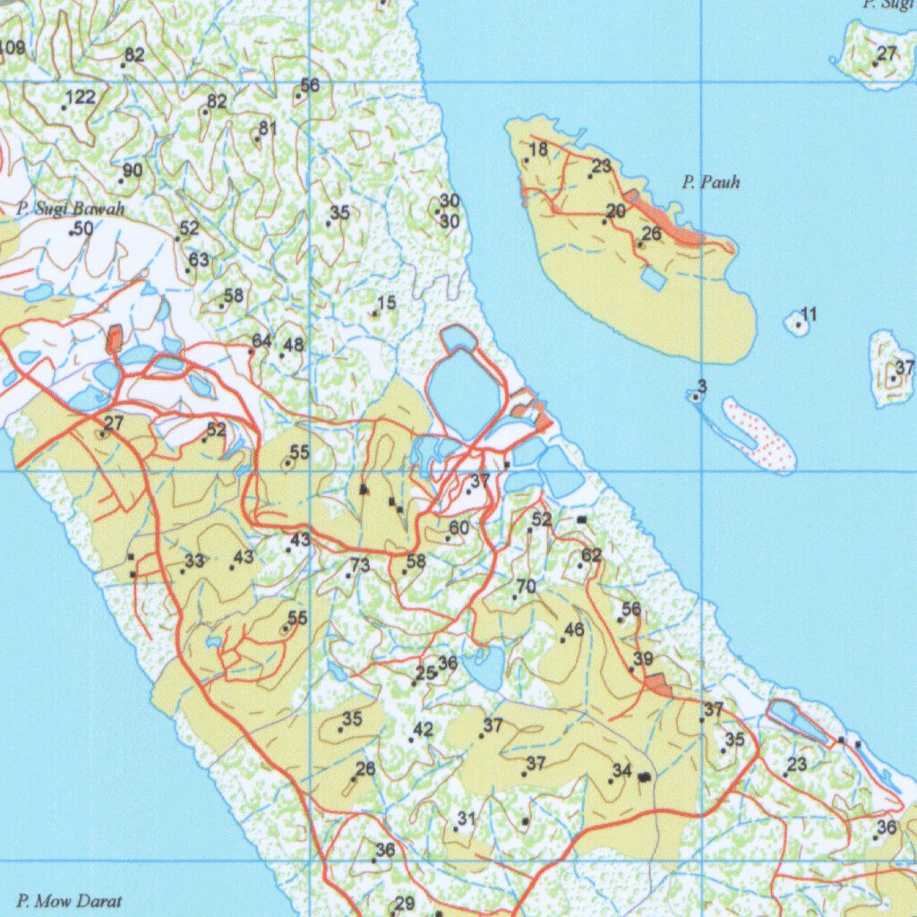 Moro (1016-43) Map by Badan Informasi Geospasial | Avenza Maps