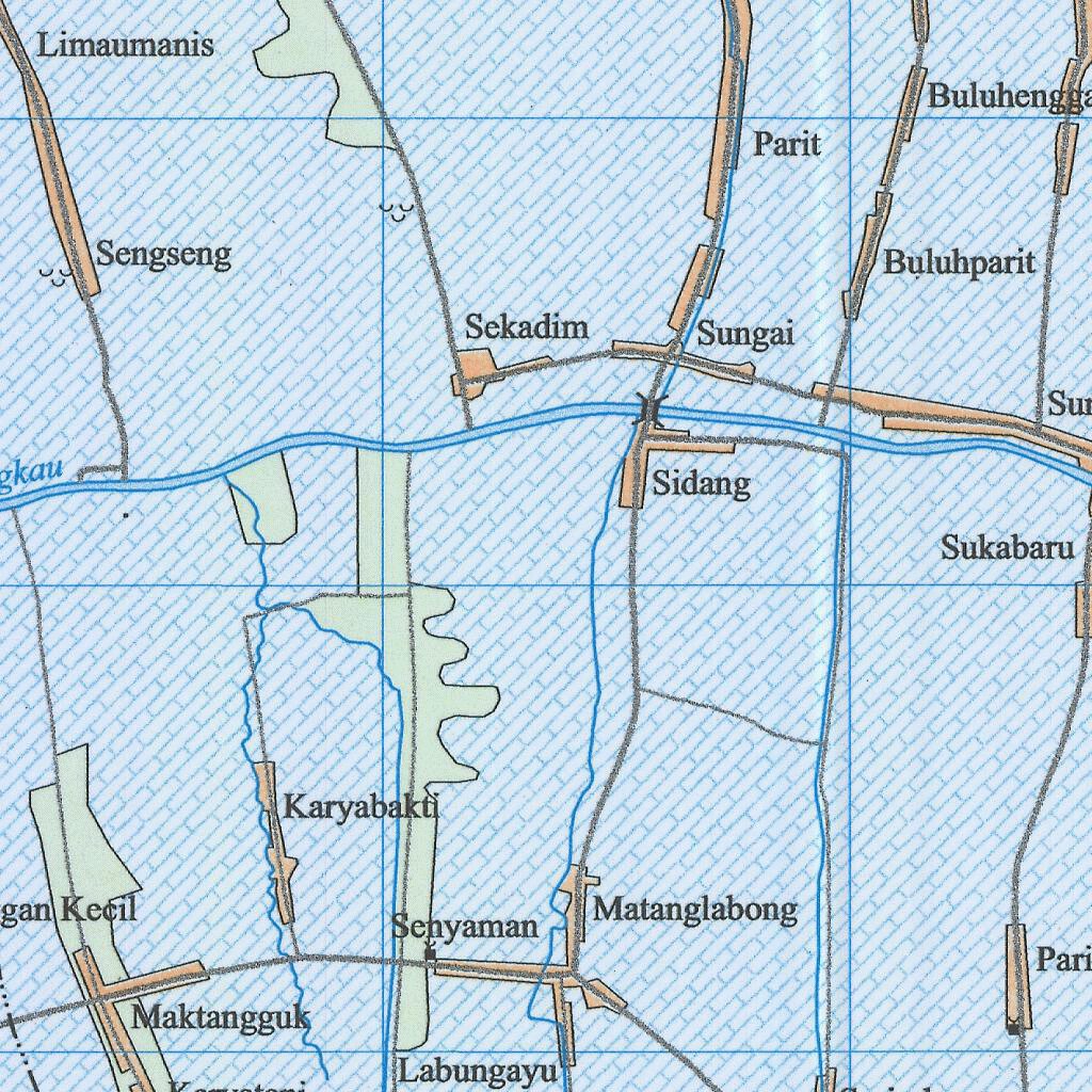 Tebas (1317-31) Map by Badan Informasi Geospasial | Avenza Maps
