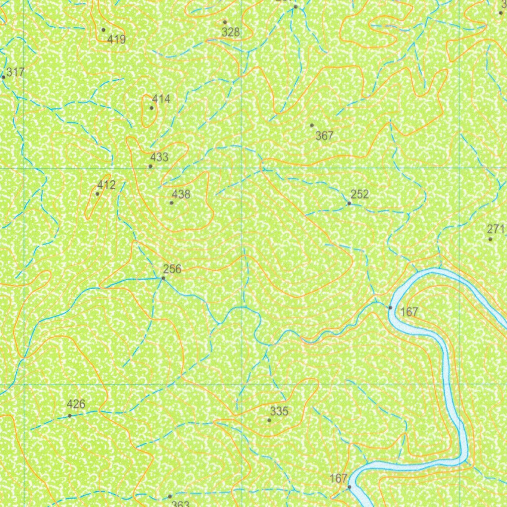 Sungai Busang (1616-34) Map by Badan Informasi Geospasial | Avenza Maps