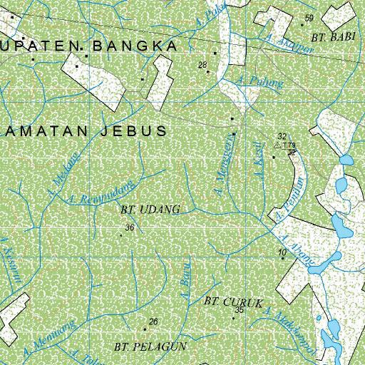 Jebus (1114-14) Map by Badan Informasi Geospasial | Avenza Maps