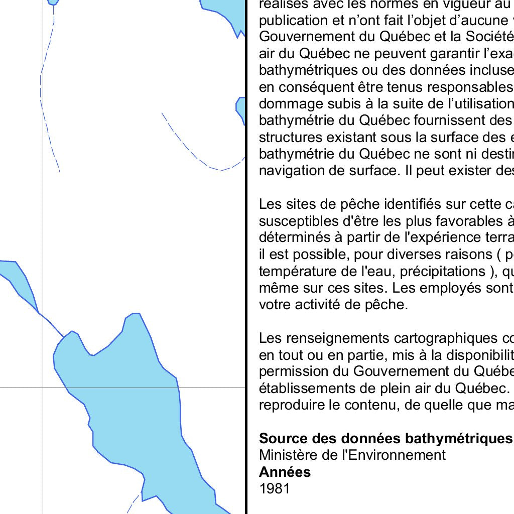 Lac Retty (La Vérendrye) Map by Sepaq | Avenza Maps