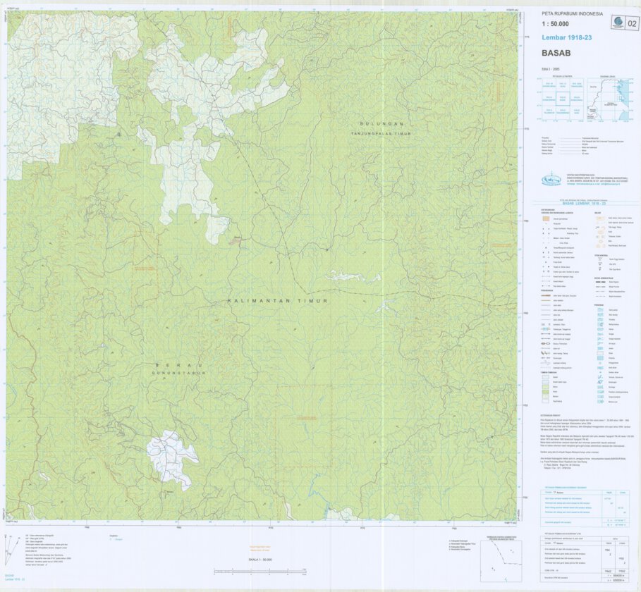 Basab (1816-61) Map by Badan Informasi Geospasial | Avenza Maps