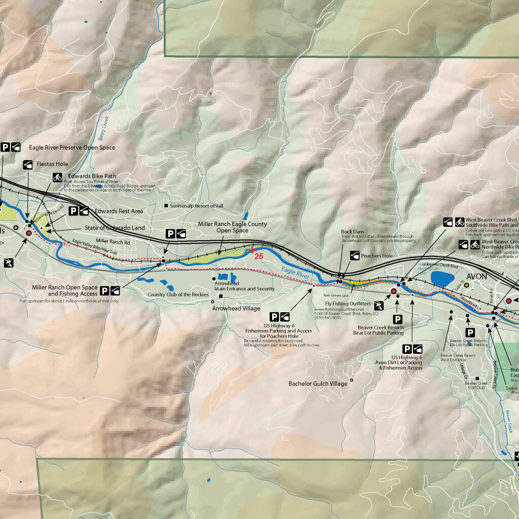 Eagle River Colorado - FFO Map by Fly Fishing Outfitters | Avenza Maps