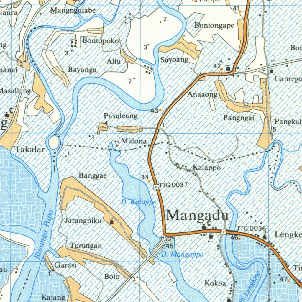 Takalar (1818-51) Map by Badan Informasi Geospasial | Avenza Maps