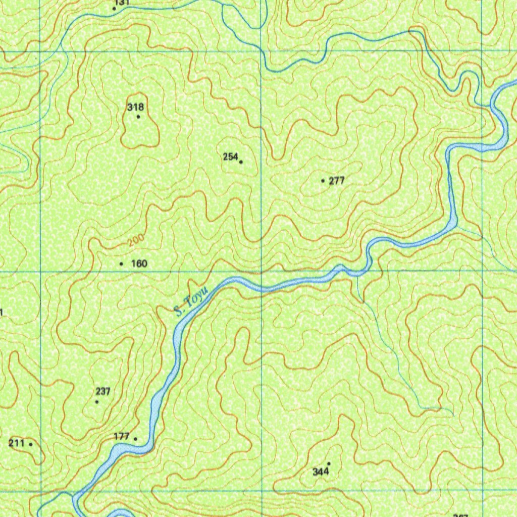 Sungai Toyu (1813-41) Map by Badan Informasi Geospasial | Avenza Maps