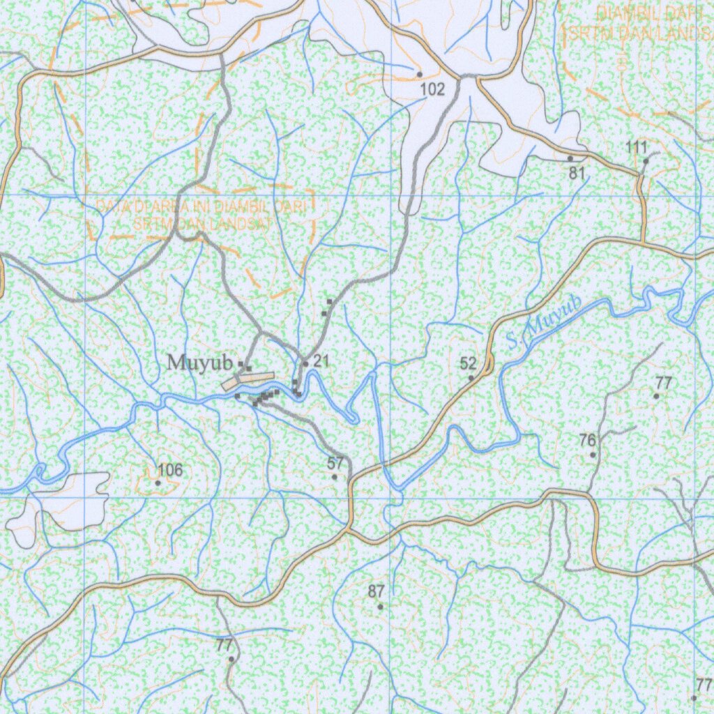 Muyub (1814-51) Map by Badan Informasi Geospasial | Avenza Maps