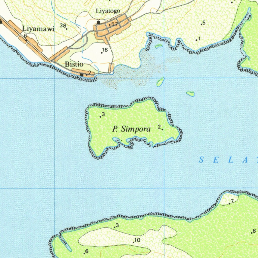 Wanci (2212-54) Map by Badan Informasi Geospasial | Avenza Maps