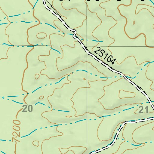 Watterson Canyon Map by US Forest Service R5 | Avenza Maps