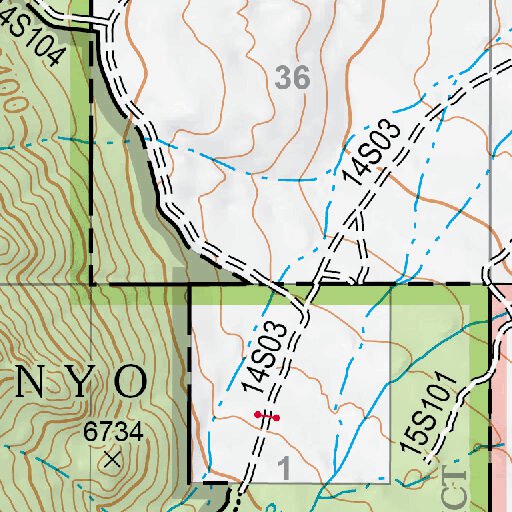 Manzanar Map by US Forest Service R5 | Avenza Maps