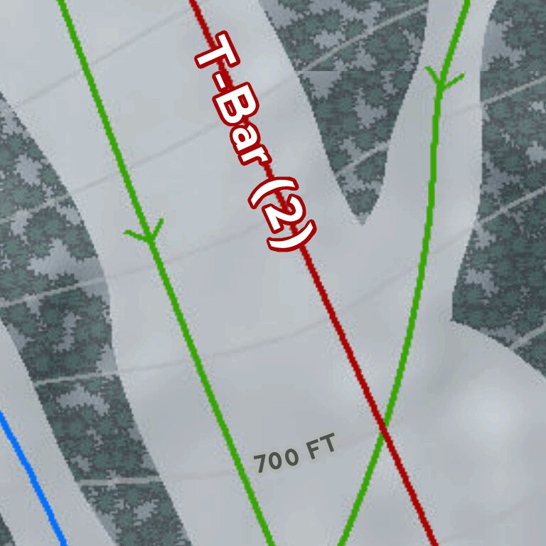 Baker Mountain Resort Map by Mapsynergy | Avenza Maps