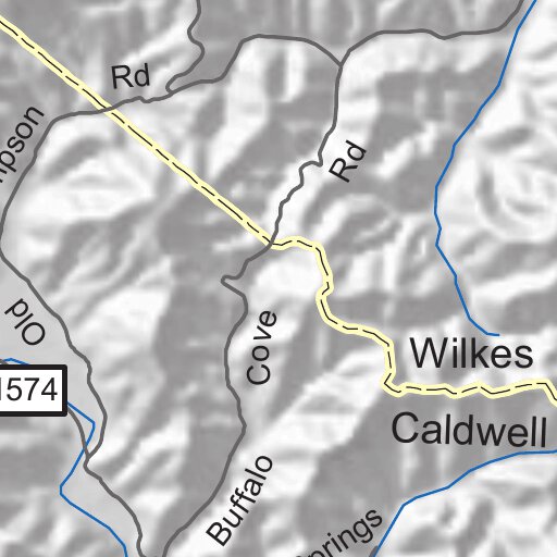 Buffalo Cove Game Land Map by North Carolina Wildlife Resources ...