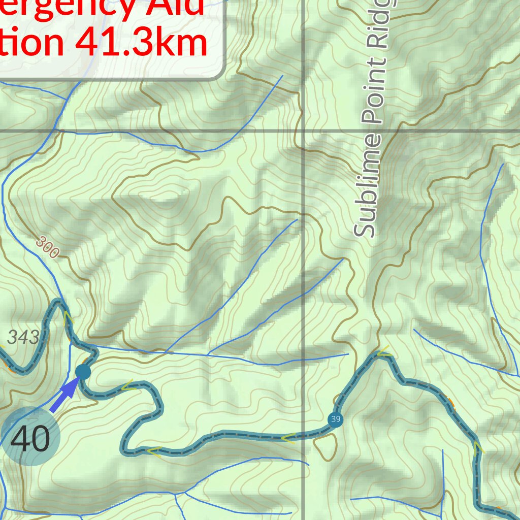 Ultra-Trail Australia 50km 2023 Map by Bender Maps | Avenza Maps