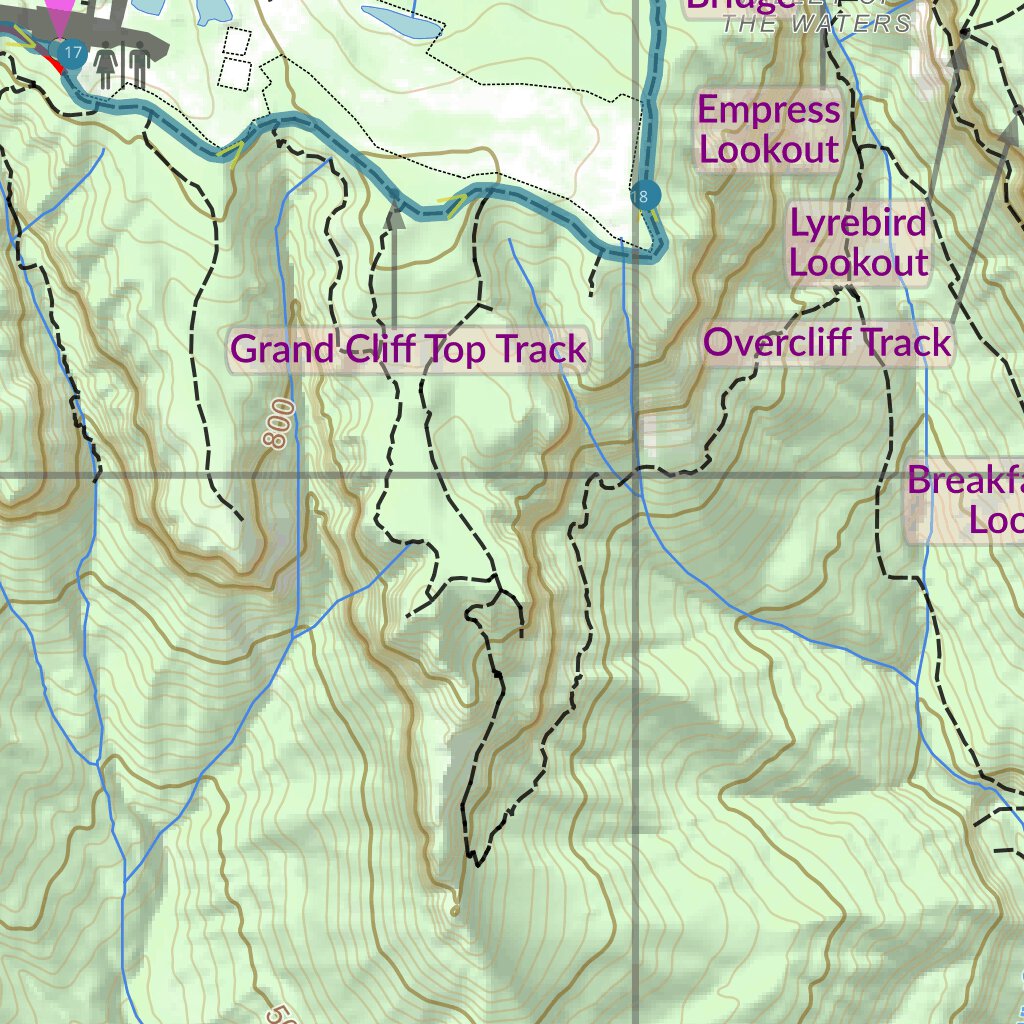 Ultra-Trail Australia 50km 2023 Map by Bender Maps | Avenza Maps