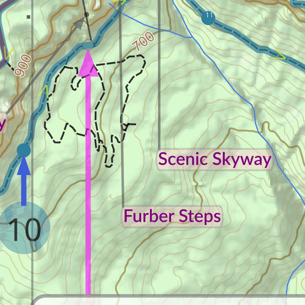 Ultra-Trail Australia 22km 2023 Map by Bender Maps | Avenza Maps