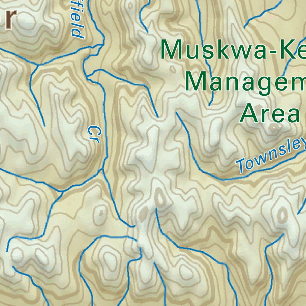 WMU 7-42 Peace Region 7B - Hunting Topo BC Map by Backroad Mapbooks ...